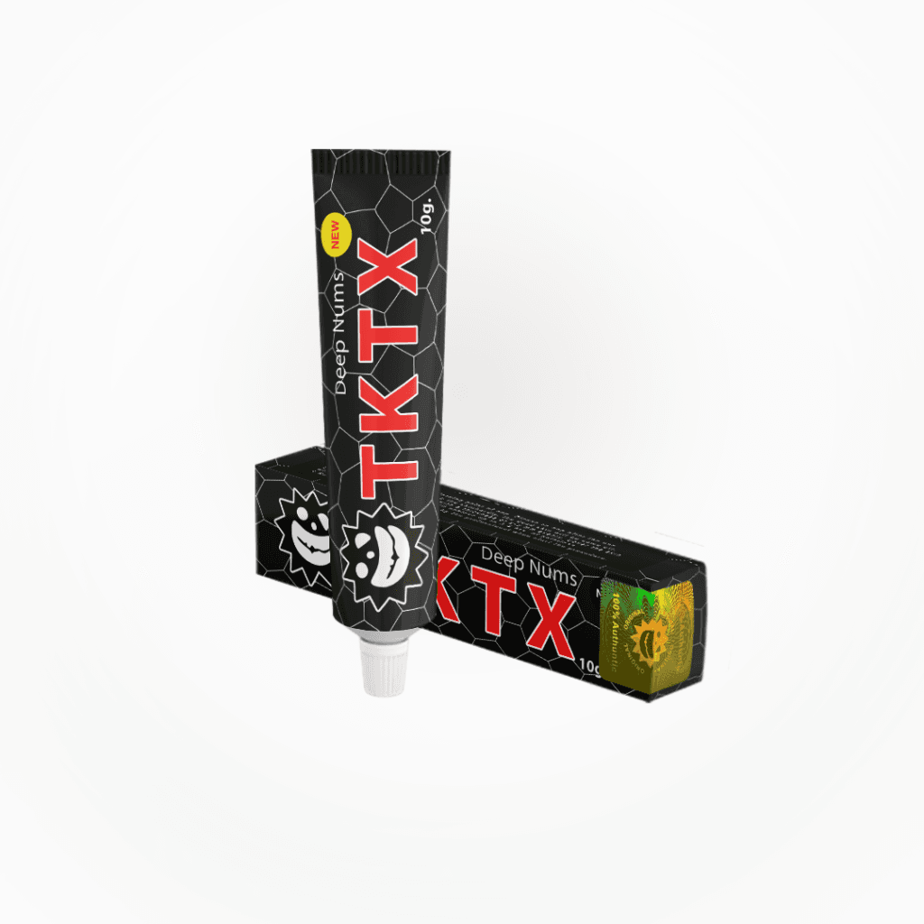 Pomada Anestésica TKTX Black 55% para Tatuagens e Beleza